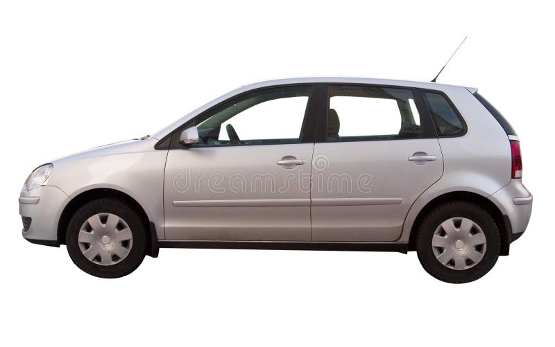 Car isolated stock image. Image of modern, grey, hatchback - 7811643