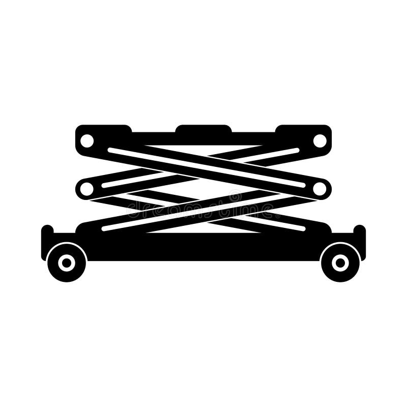 Car jack icon stock vector. Illustration of design, metal - 268297842