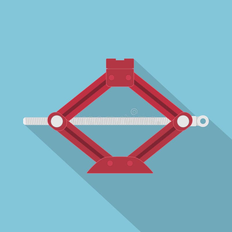 Car jack stock vector. Illustration of jack, lift, force - 42244545