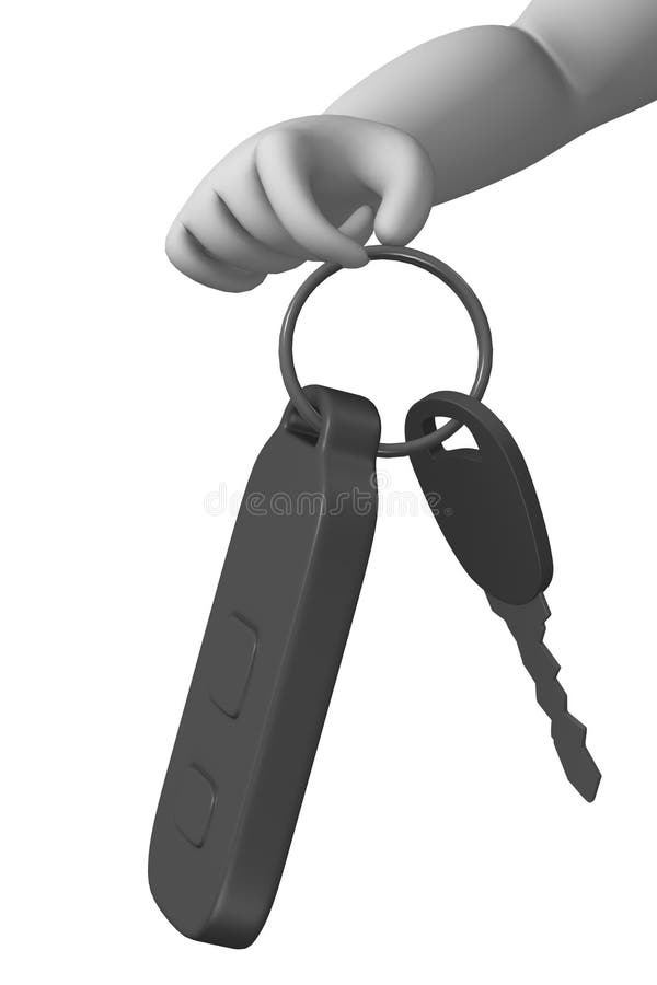 Car key stock illustration. Illustration of close, cartoon - 13469810
