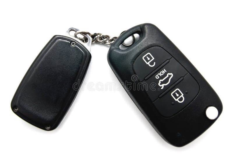 Car Key And Alarm System Charm Stock Photo - Image of charm, black ...