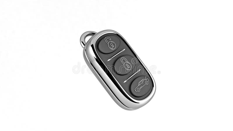Car Key 3d Render Illustration Stock Illustration - Illustration of ...