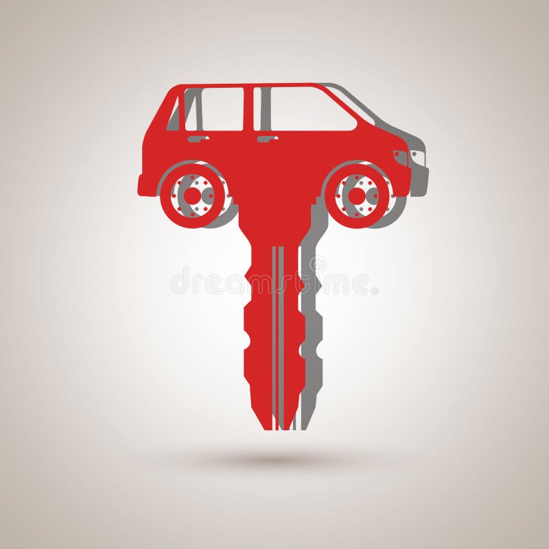 Car key design stock illustration. Illustration of object - 71043164