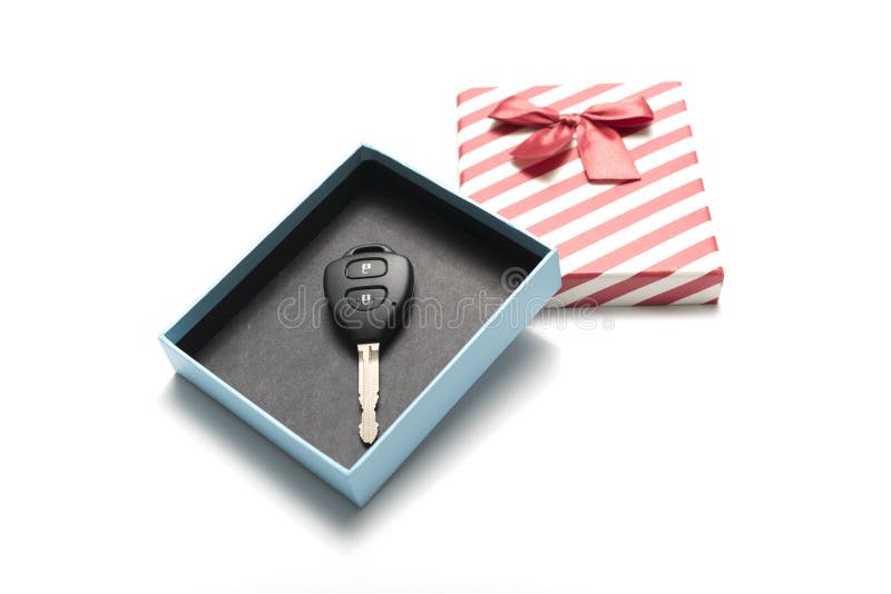 Car key and gift box stock image. Image of abstract, button - 53112589