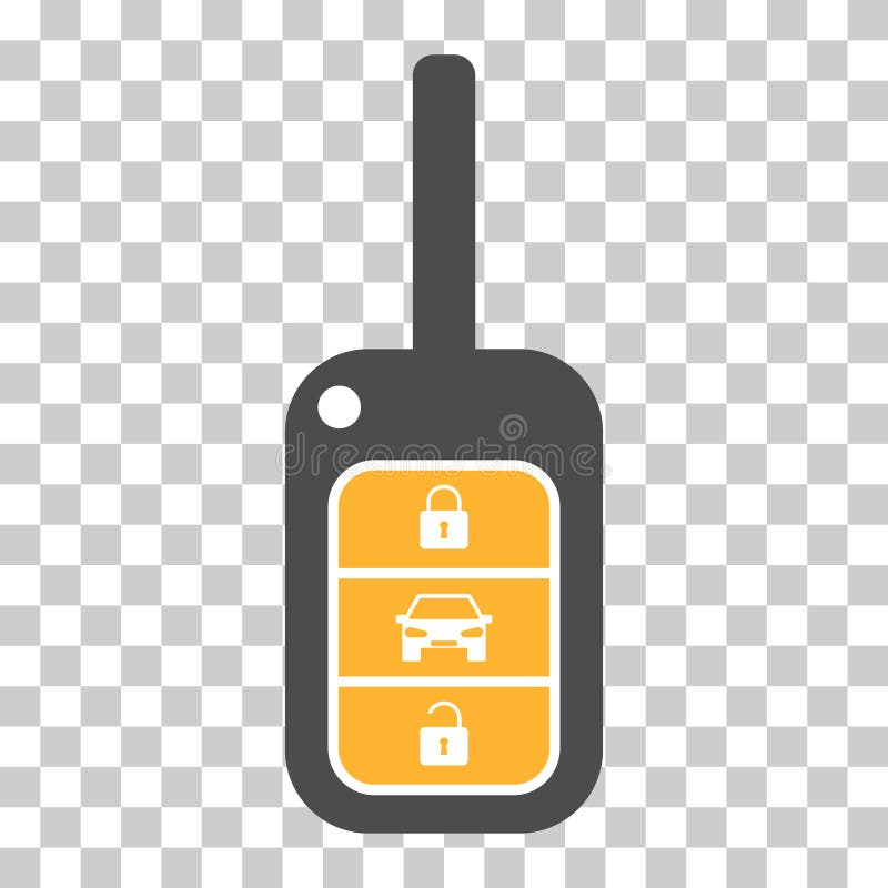Car Key Icon, Door System Safety Automobile Web Design, Unlock Button ...
