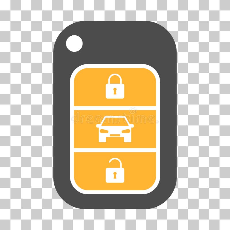 Car Key Icon, Door System Safety Automobile Web Design, Unlock Button ...