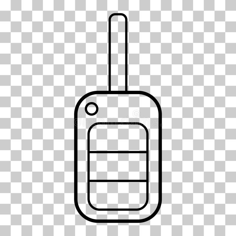 Car Key Icon, Door System Safety Automobile Web Design, Unlock Button ...