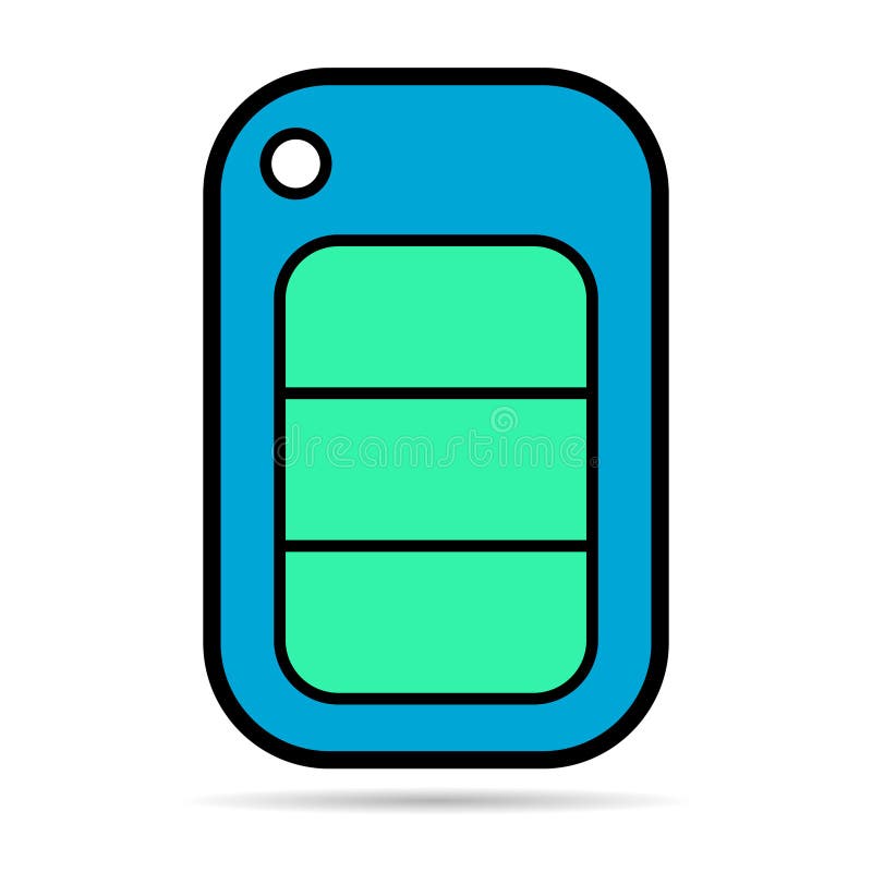 Car Key Icon Shadow, Door System Safety Automobile Web Design, Unlock ...