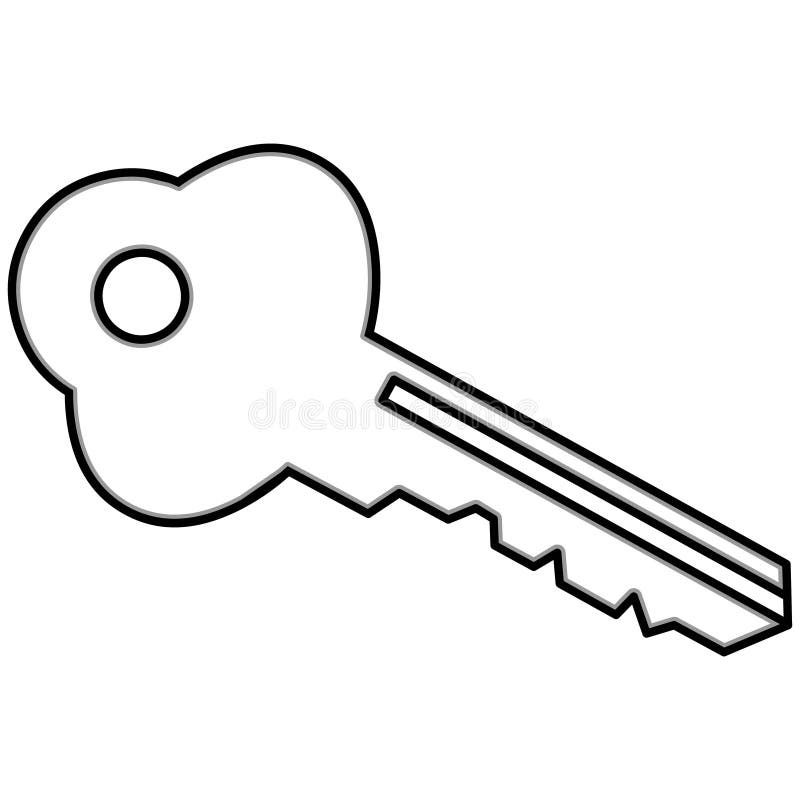 Car Key Illustration stock vector. Illustration of locksmith - 108064293