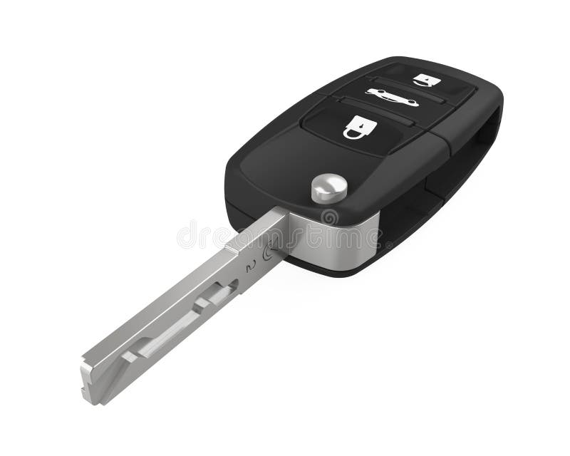 Car Key Isolated stock illustration. Illustration of control - 110556296