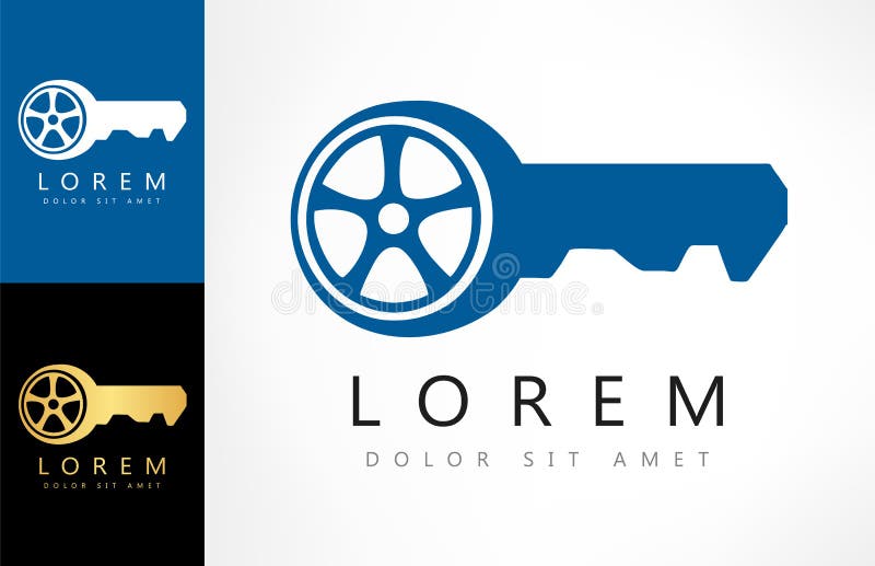Car key logo stock vector. Illustration of logo, emblem - 118466873