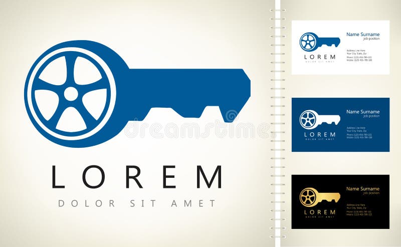 Car key logo stock vector. Illustration of insignia, flame - 90515179