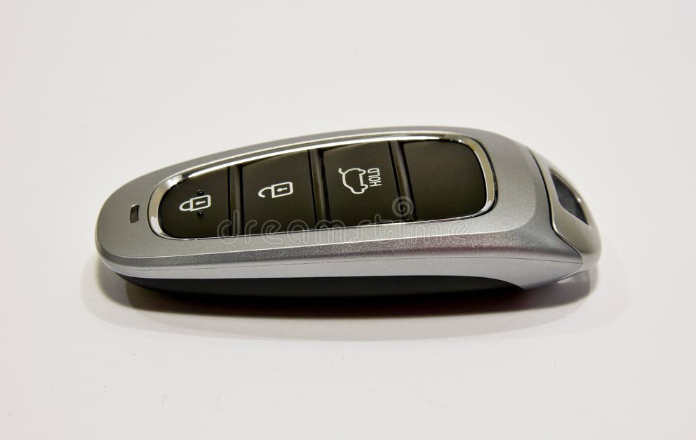 Car Key with Remote Central Locking Stock Image - Image of device ...