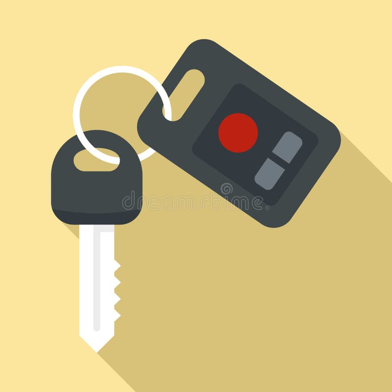 Car Key Security Icon, Outline Style Stock Vector - Illustration of ...