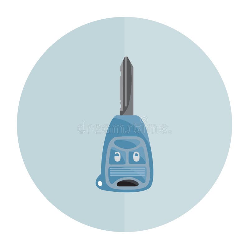 Car Key. Vector Illustration Decorative Design Stock Vector ...