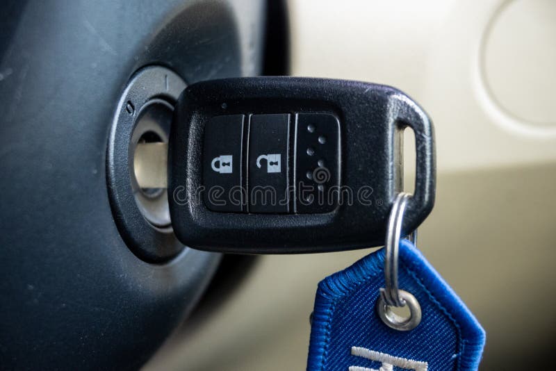Car Key Was Left in the Car. Stock Image - Image of alarm, power: 251989429
