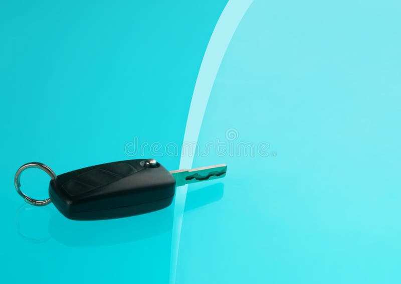 Car Keys on Blue Background Stock Photo - Image of unlock, remote: 34155894