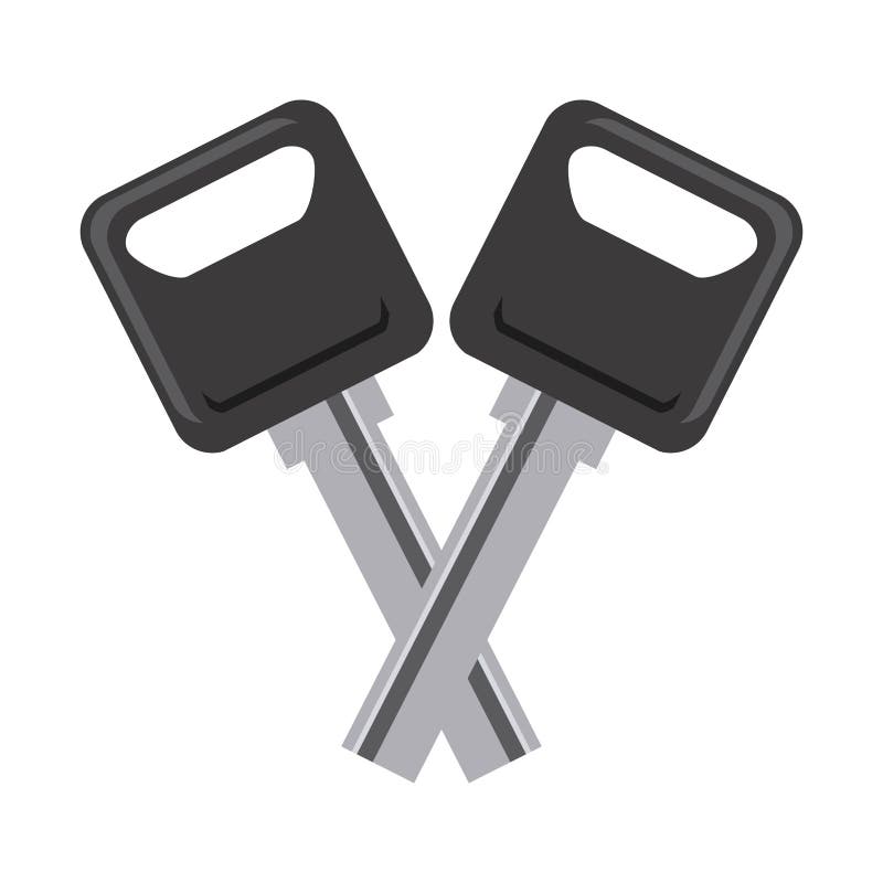 Car keys design stock vector. Illustration of symbol - 45470010