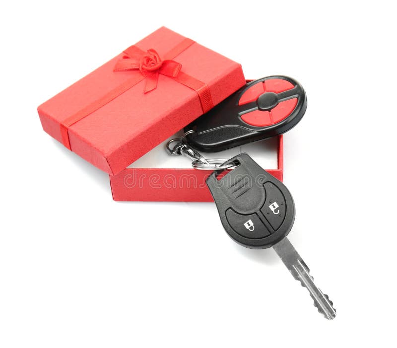 Keys in gift box stock image. Image of finance, ownership - 37869849