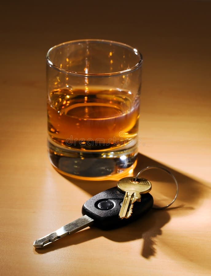 Car Keys and Glass with Alcohol Stock Photo - Image of square, health ...