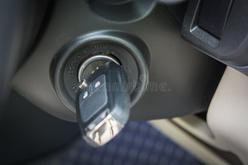 Car keys in ignition stock image. Image of black, responsible - 38852089