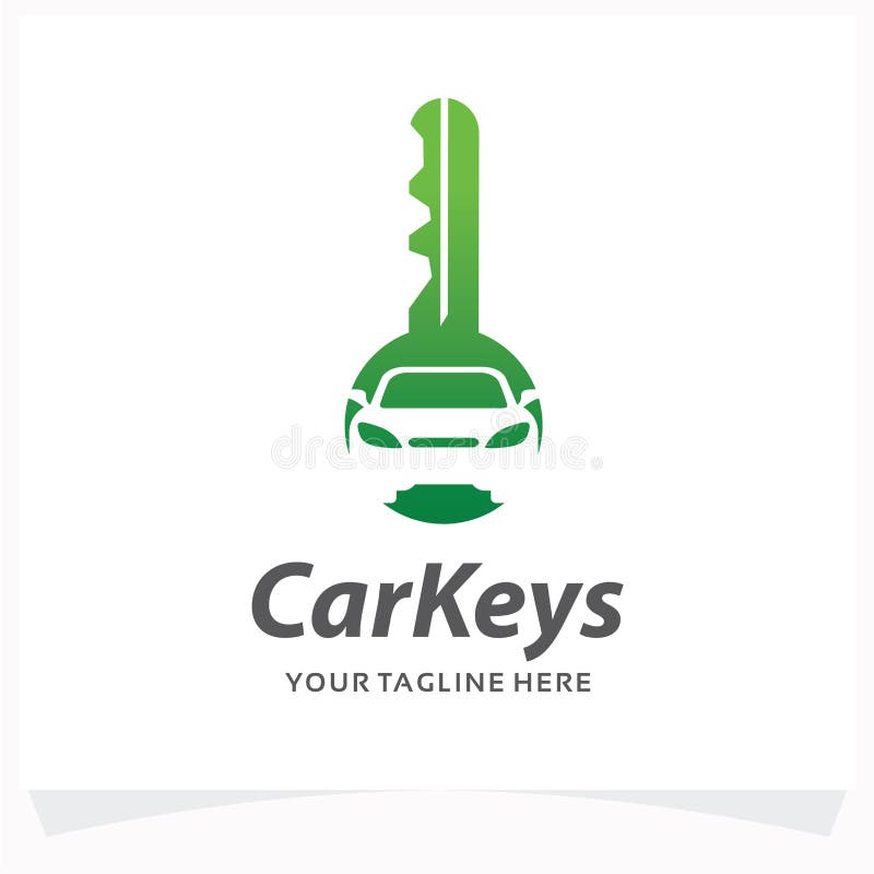 Car Keys Logo Design Template Stock Vector - Illustration of business ...