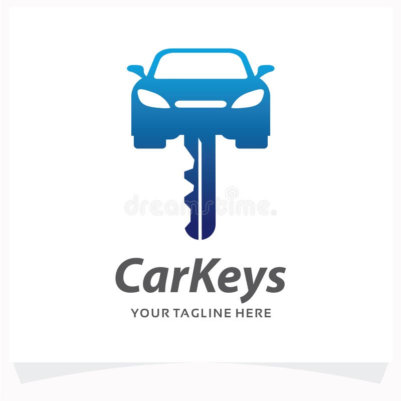 Keys Repair Logo Design Template Stock Vector - Illustration of rent ...