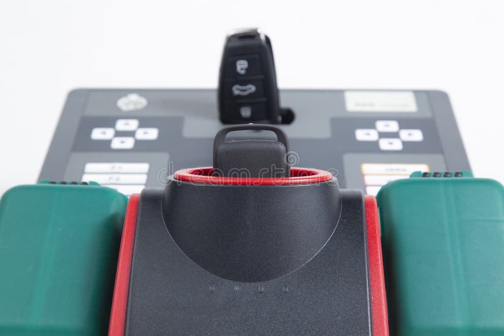 Car Keys, Manufacturing. Chips, Programming Stock Image - Image of lock ...