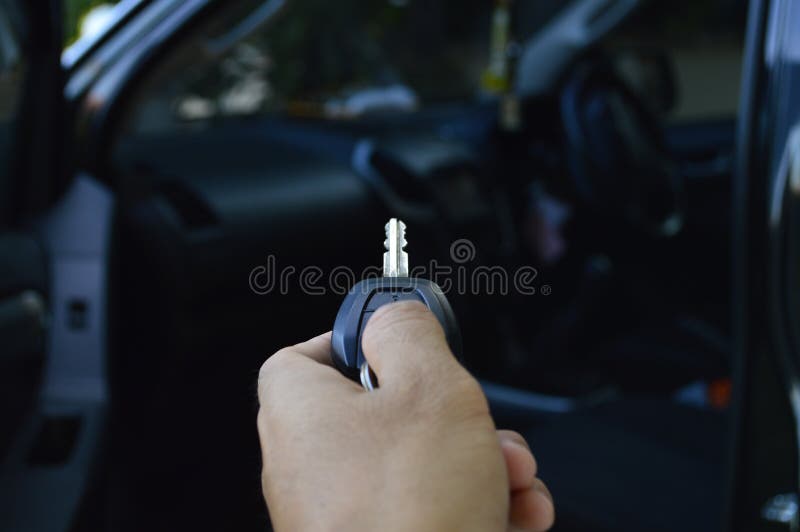 Car keys stock photo. Image of black, remote, holding - 91303214