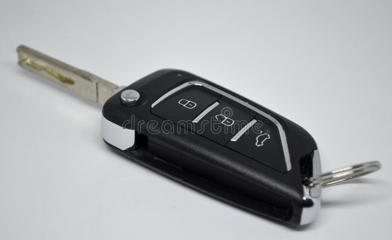 Car Keys, Remotely Locking and Unlocking a Car S Doors. Stock Photo ...
