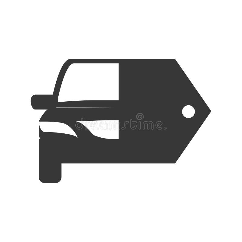 Car and Label Icon. Transportation Machine Design. Vector Graphi Stock ...