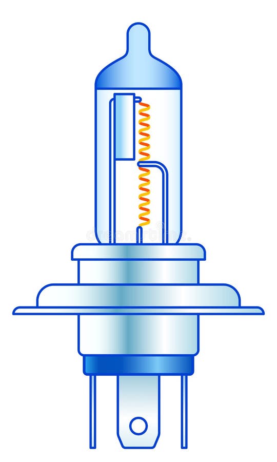 Car lamp illustration stock vector. Illustration of head - 147145110