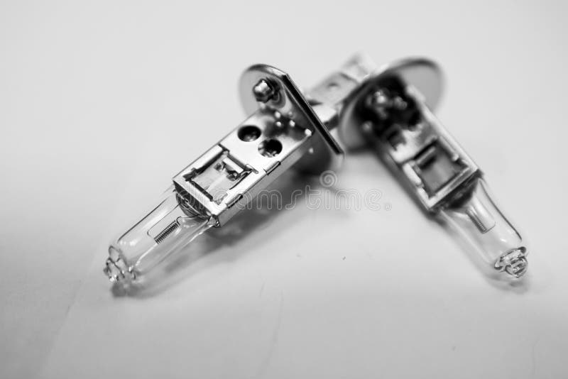 Light Bulb for Car on White Background Stock Photo - Image of bright ...