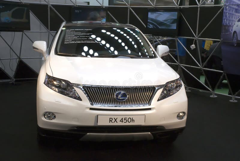 Car Lexus RX 450h Hybrid editorial stock image. Image of salon - 18970074