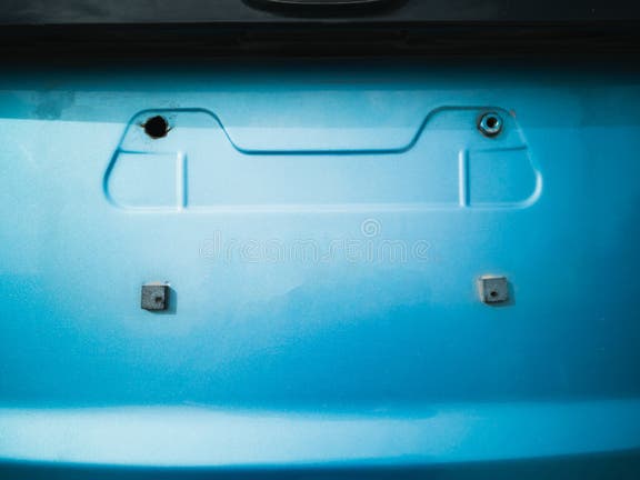 Car without License Plate, License Plate of Car Was Lost Stock Image ...