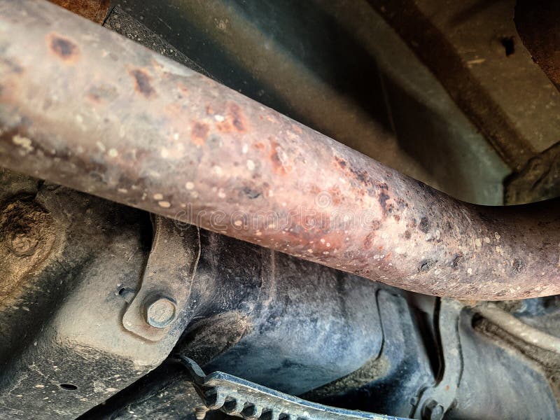 Car on the Lift View from Below. Car on a Lift Bottom View Photo. Stock ...