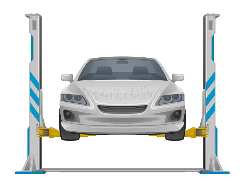 Car ramp stock vector. Illustration of ramp, auto, mend - 4703710