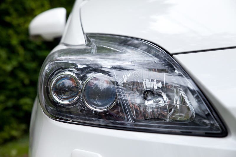 Car light stock photo. Image of toyota, prius, reflect - 26954016