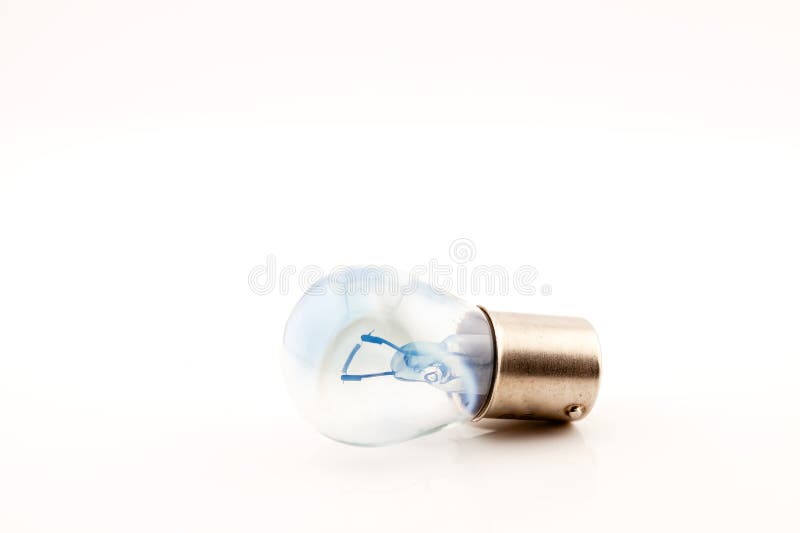 Car Light Bulb with Filament for Tail Lights Stock Image - Image of ...