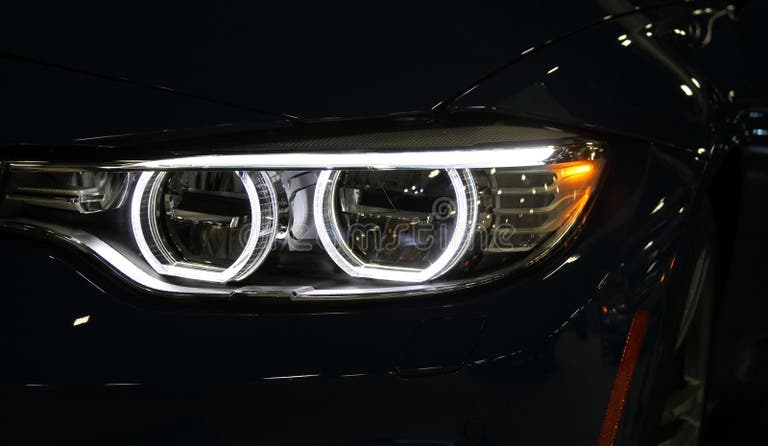 Car light close-up stock image. Image of auto, dynamic - 46958479