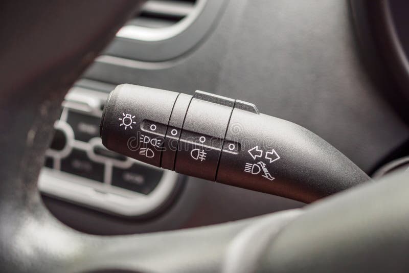 Car Light Control Stick with Indications for Manual, Automatic and Fog ...