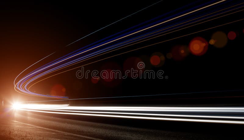 Modern Blue Transparent Hi-tech Speed of Light Abstract Background ...