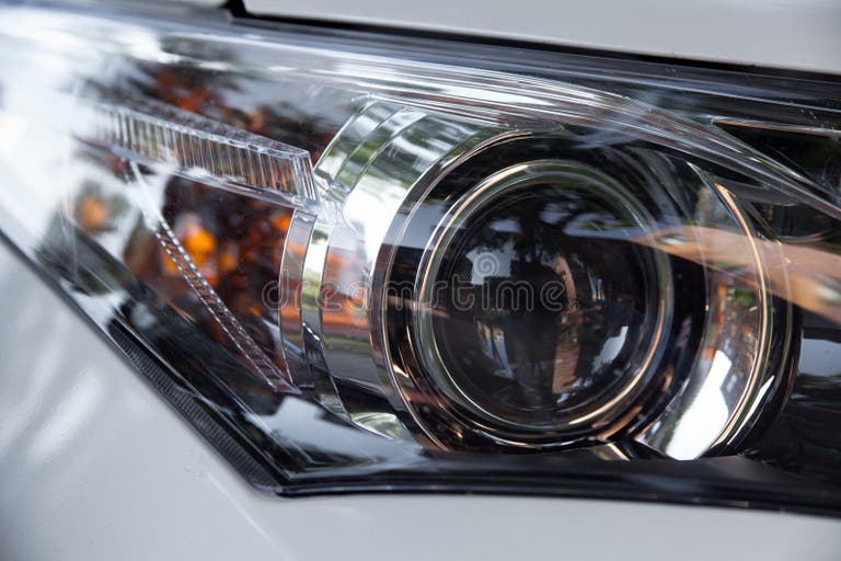 Car light stock photo. Image of reflective, forelight - 39279808