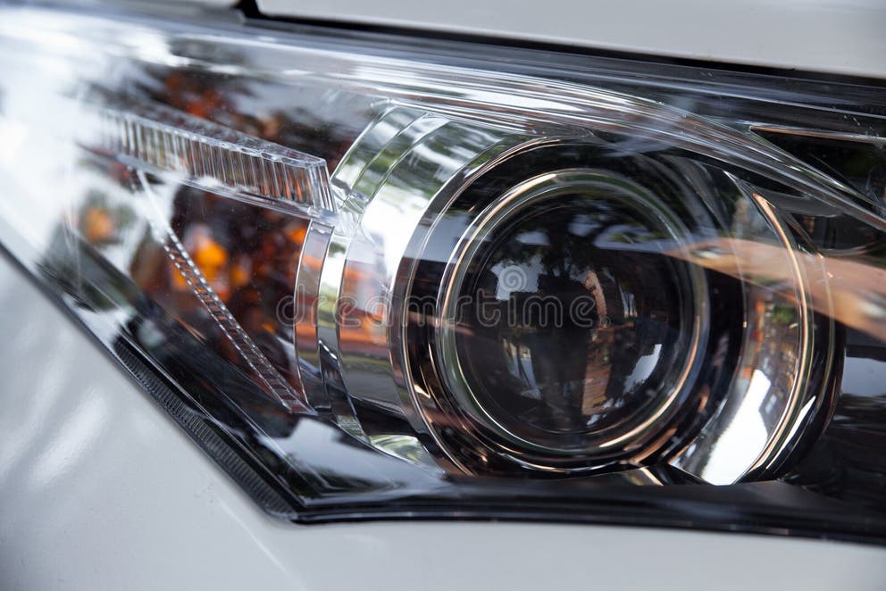 Car light stock photo. Image of reflective, forelight - 39279808
