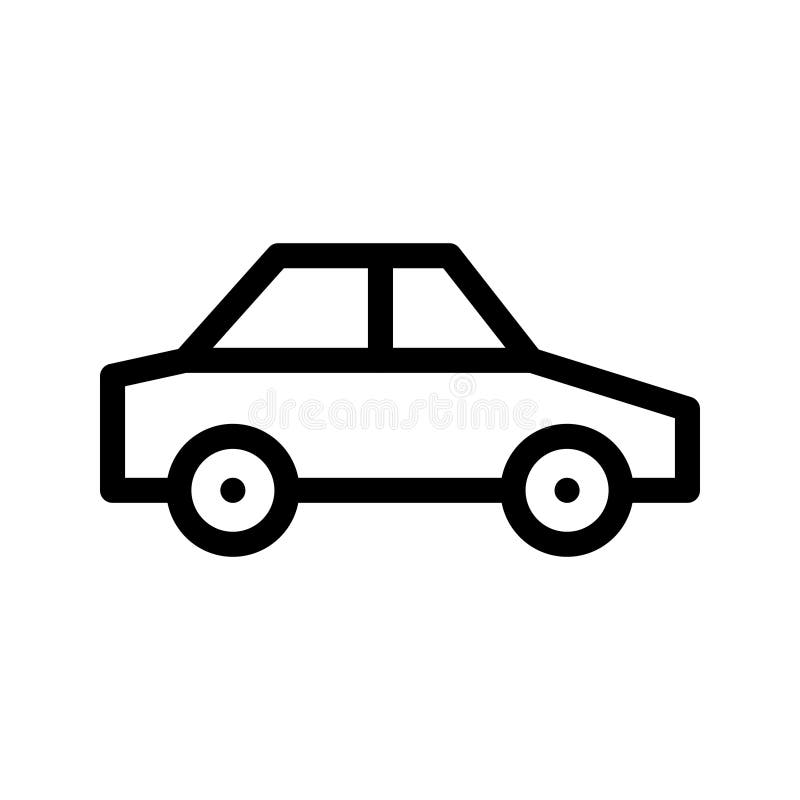 Car line vector icon stock vector. Illustration of badge - 138134731
