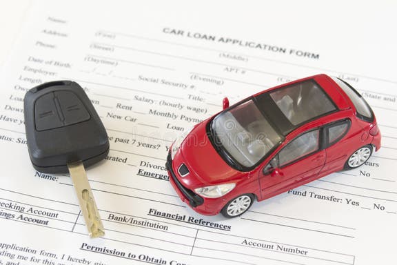 Car loan application form stock image. Image of money - 24115431