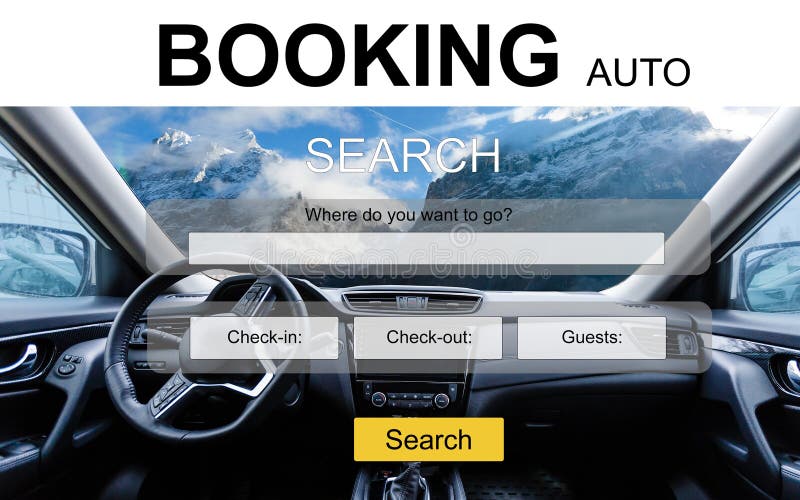 Car Loan Application Form Concept. Booking Stock Image - Image of ...