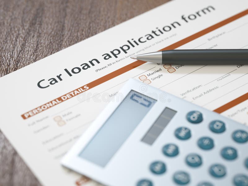Car Loan Application stock image. Image of repairing - 45094973