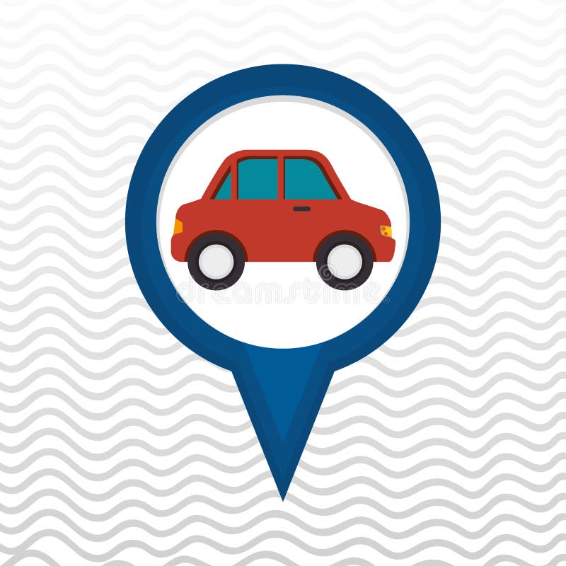 Car location design stock illustration. Illustration of point - 73352629