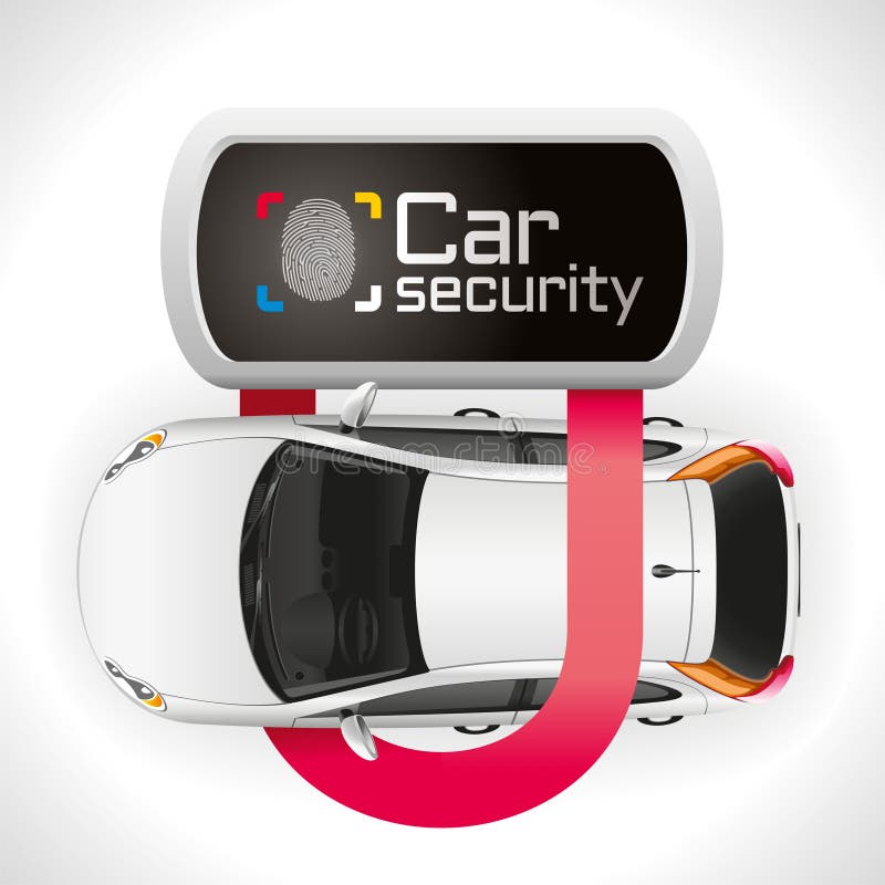 Car Lock Security stock vector. Illustration of identification - 51250765